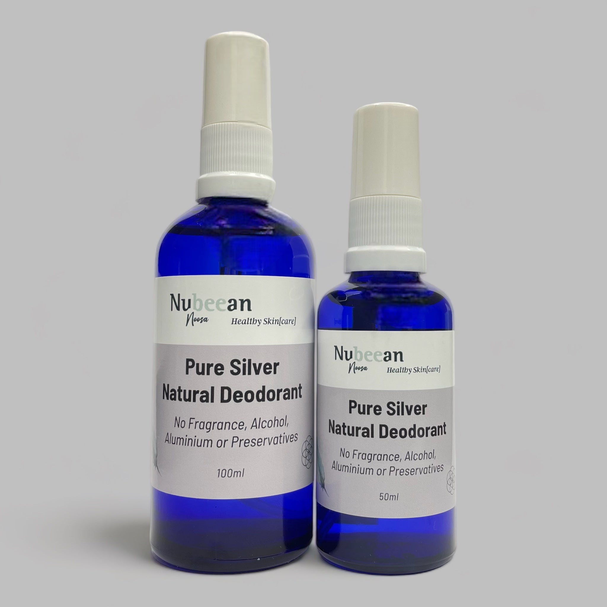 Pure Silver Natural Deodorant Pump Spray – Nubeean Noosa